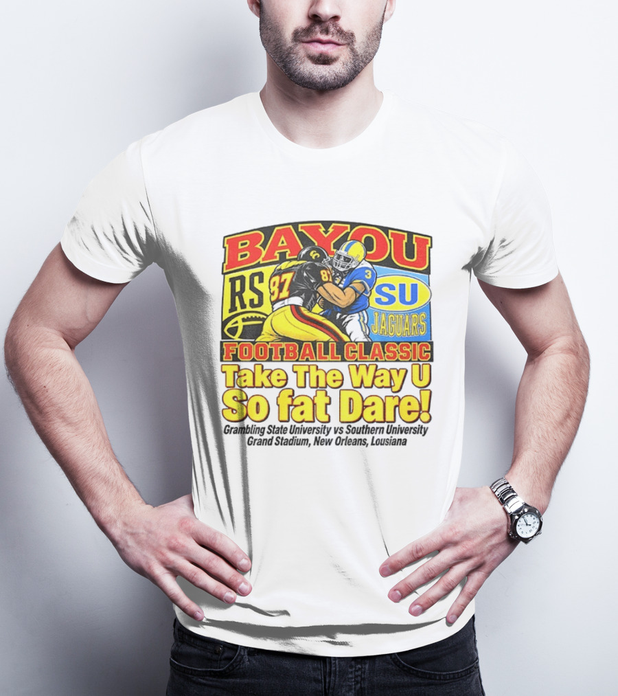 Bayou Classic Football Grambling State Vs Southern University Grand Stadium New Orleans T-Shirt