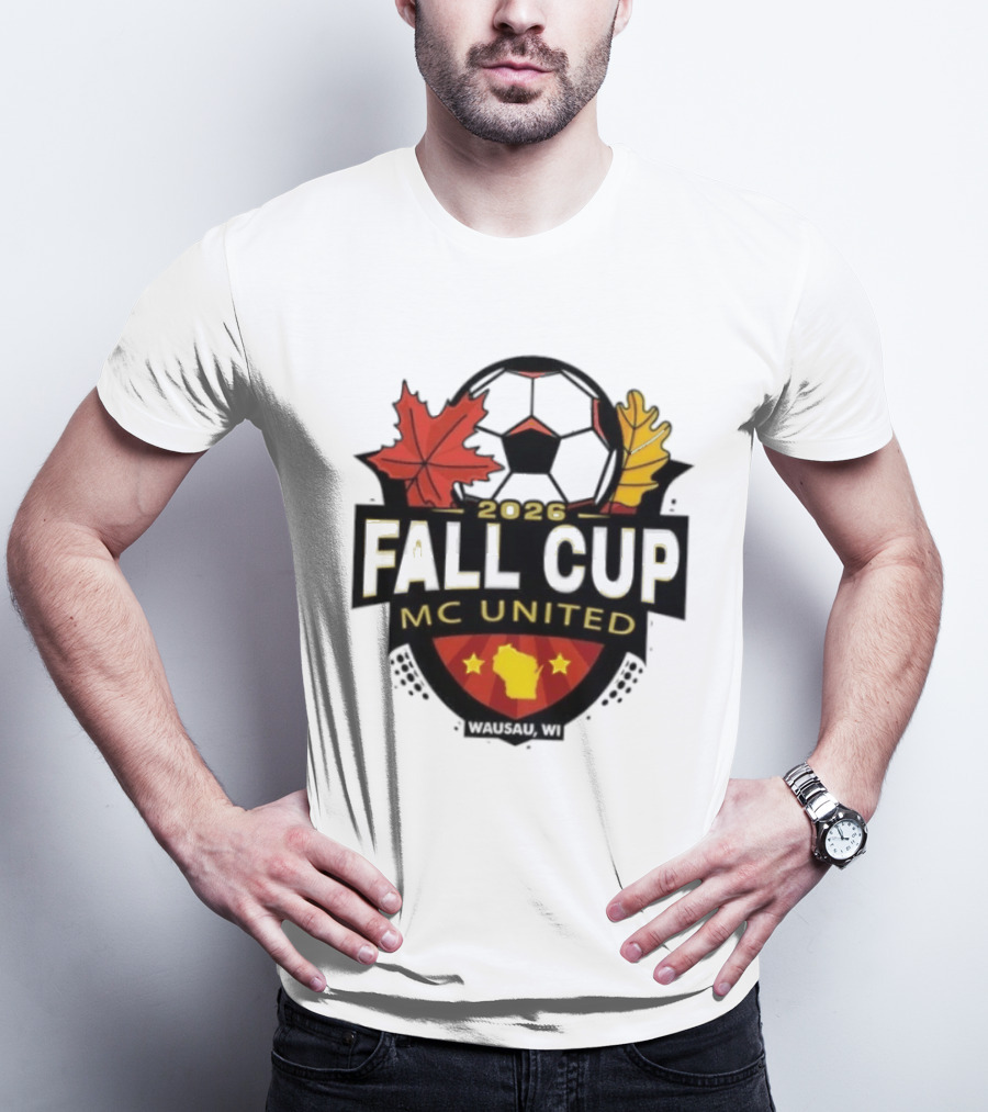 2026 Fall Cup MC United Soccer Tournament Leaves And Stars T-Shirt