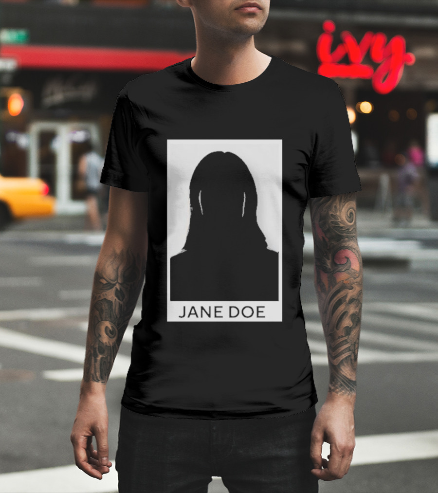 Justice For Jane Doe Silhouette Recognition Movement T-Shirt
