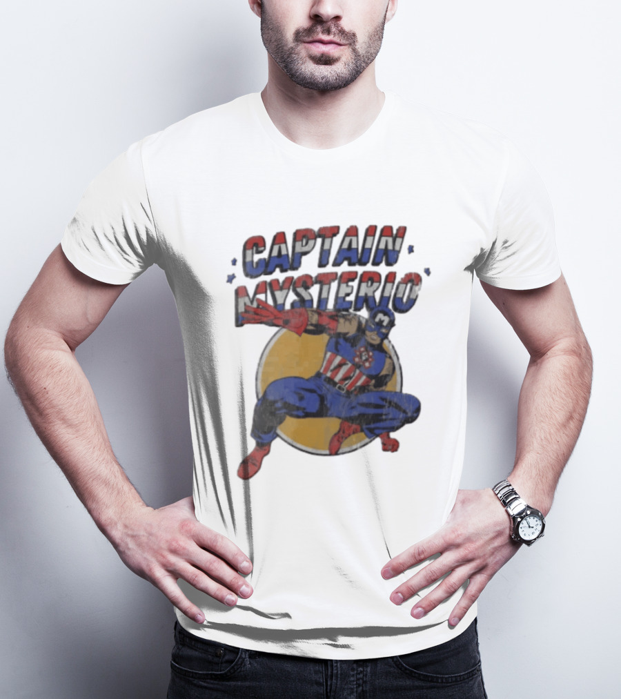 Captain Mysterio America Costume Wrestling Hero T-Shirt
