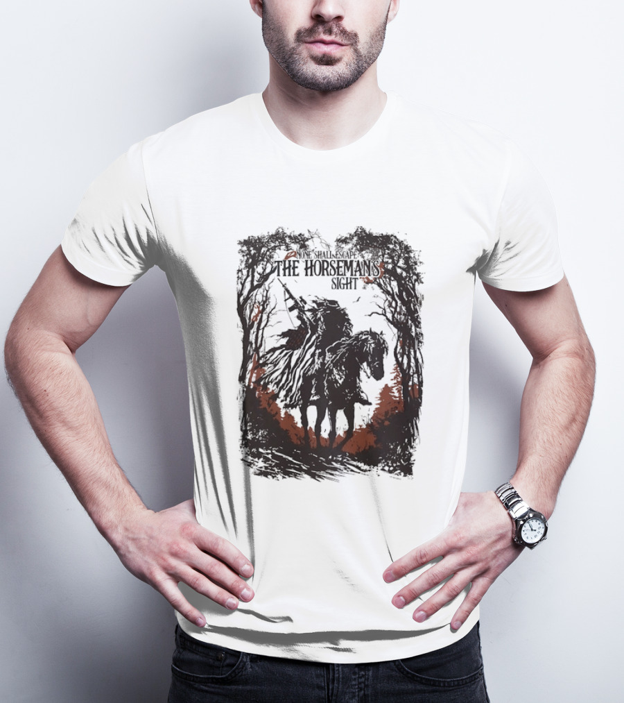 None Shall Escape The Horseman's Sight T-Shirt