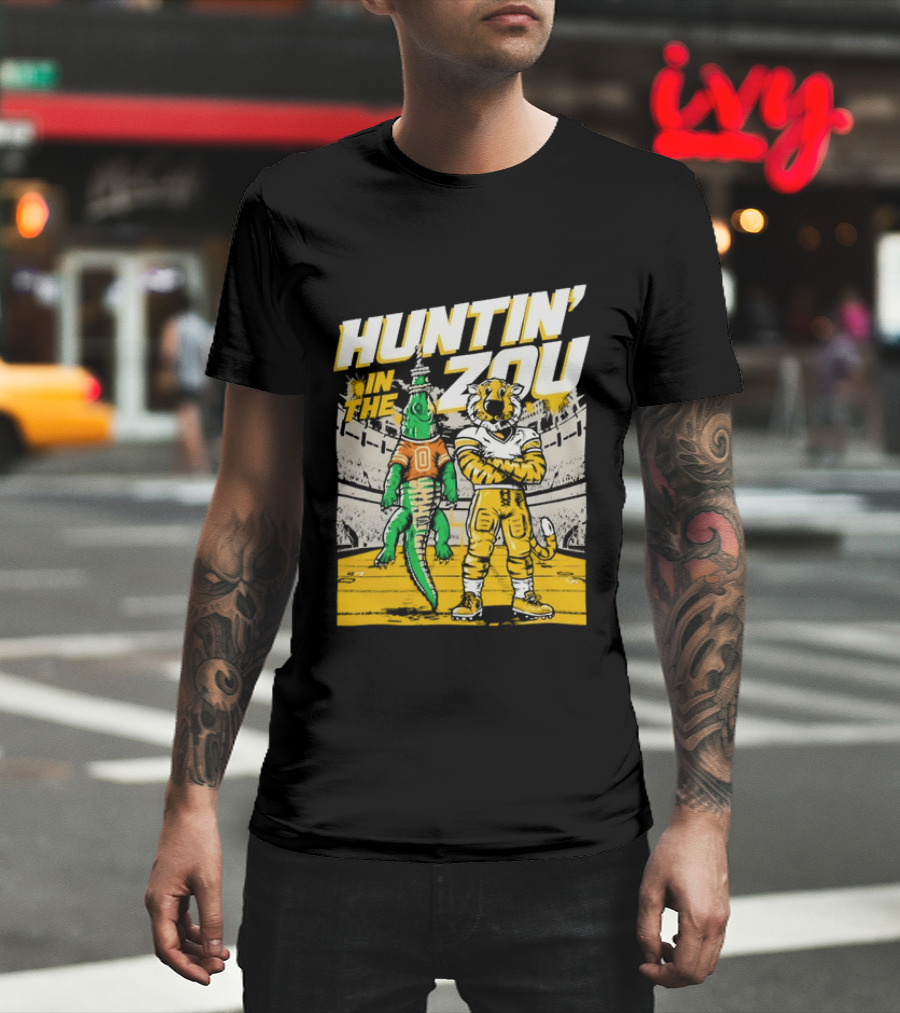 Huntin' In The Zou Missouri Tigers Stadium Rivalry T-Shirt