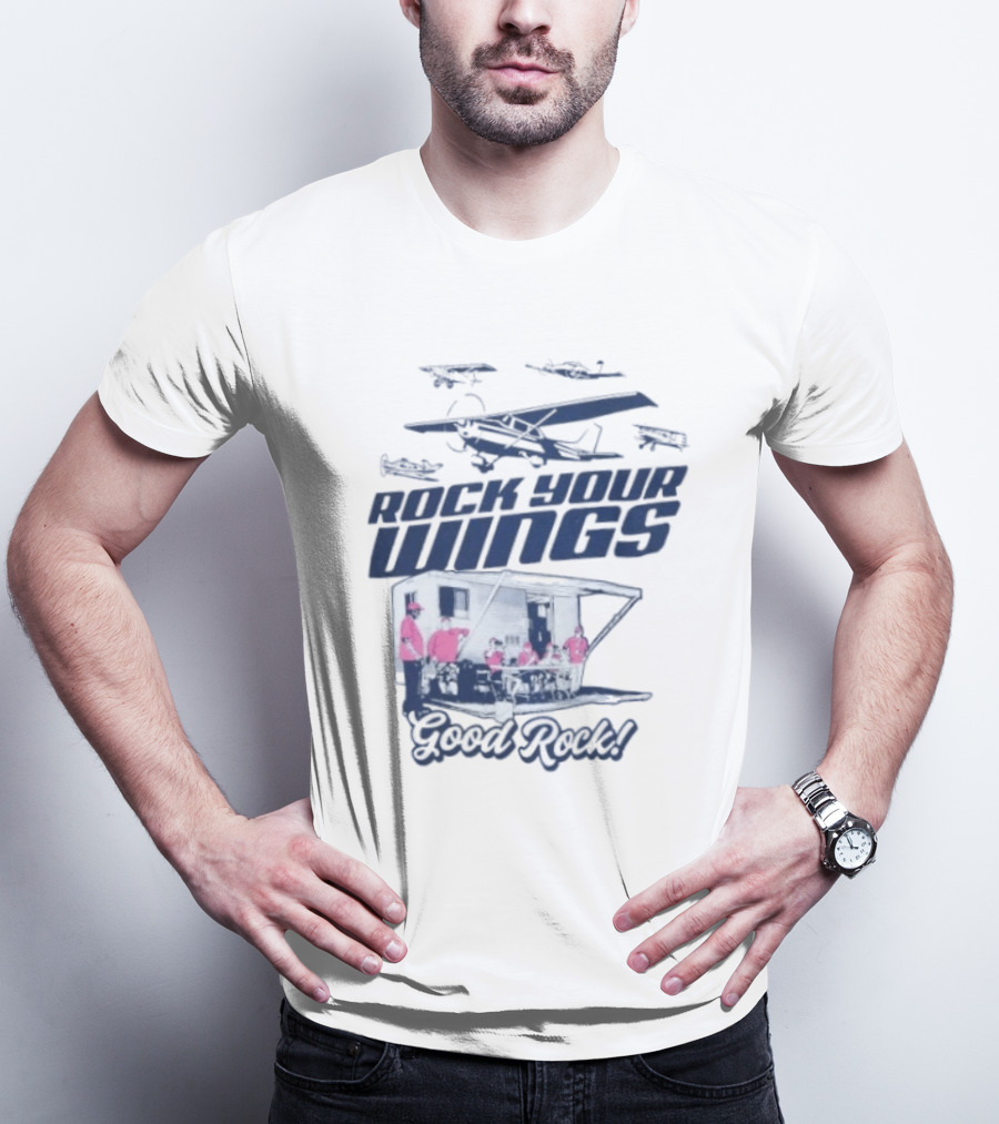 EAA AirVenture 2026 Rock Your Wings Good Rock Airplane Gathering T-Shirt