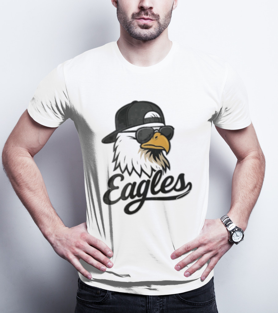 Philadelphia Eagles Eagle Sunglasses Baseball Cap Sports Fan T-Shirt