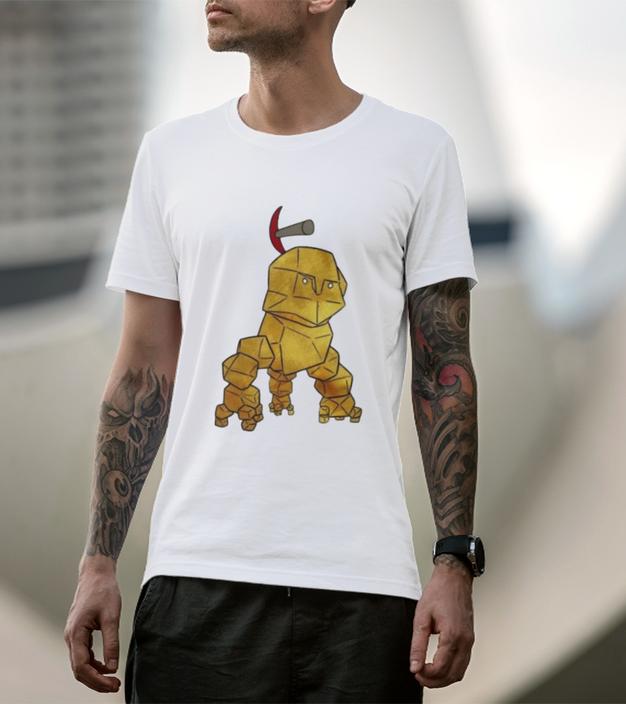 San Francisco 49ers Gold Rock Golem Miner Pickaxe T-Shirt