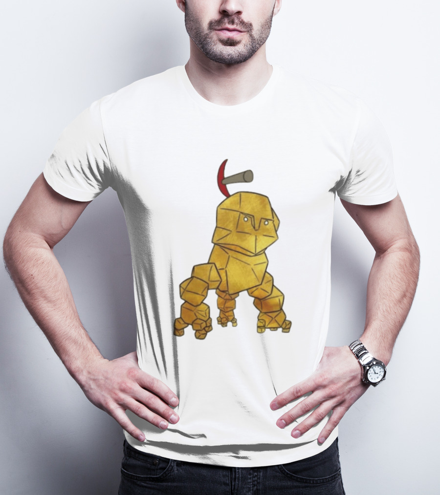 San Francisco 49ers Gold Rock Golem Miner Pickaxe T-Shirt