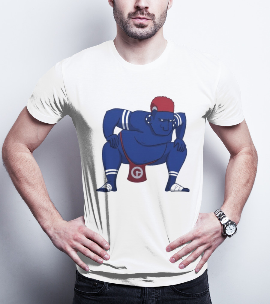 Hariyama Pokemon New York Giants Sumo Wrestler T-Shirt