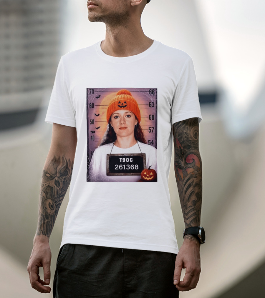 T90C Halloween Shot Pumpkin Hat 261368 T-Shirt