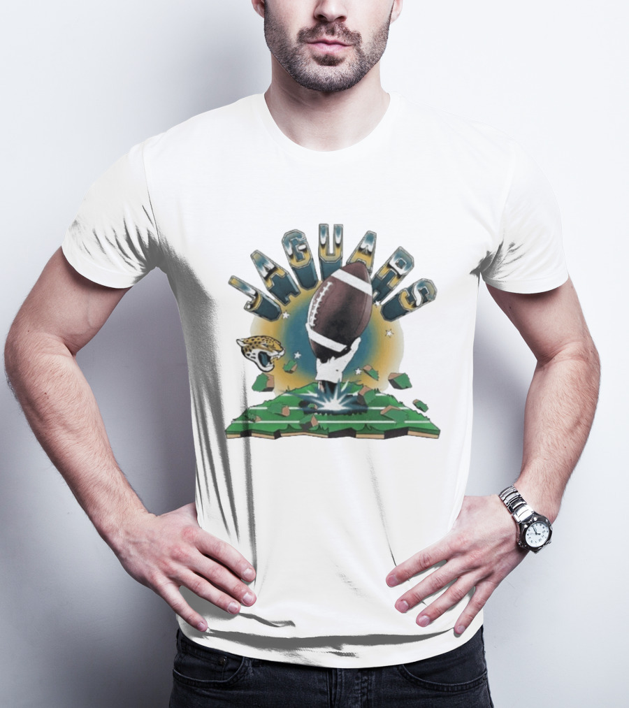 Jaguars Football 2026 Explode Clubhouse Jacksonville T-Shirt