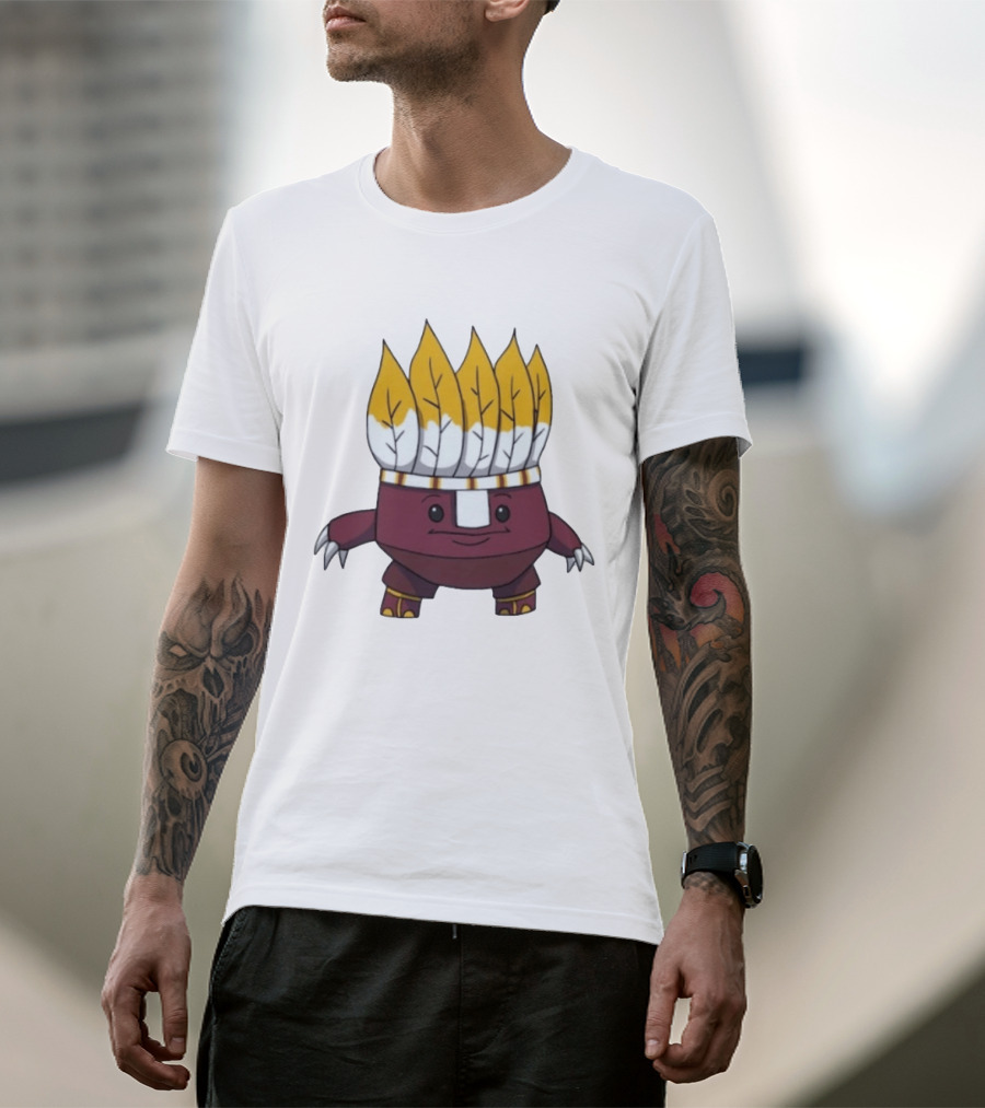 Washington Commanders Pokemon Cartoon T-Shirt