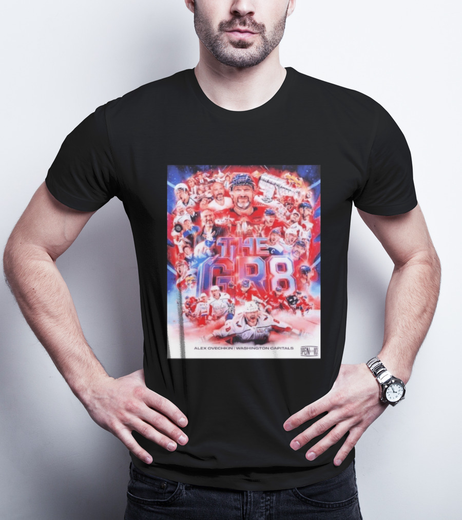 Alex Ovechkin The Gr8 Washington Capitals Open Ice Champions T-Shirt