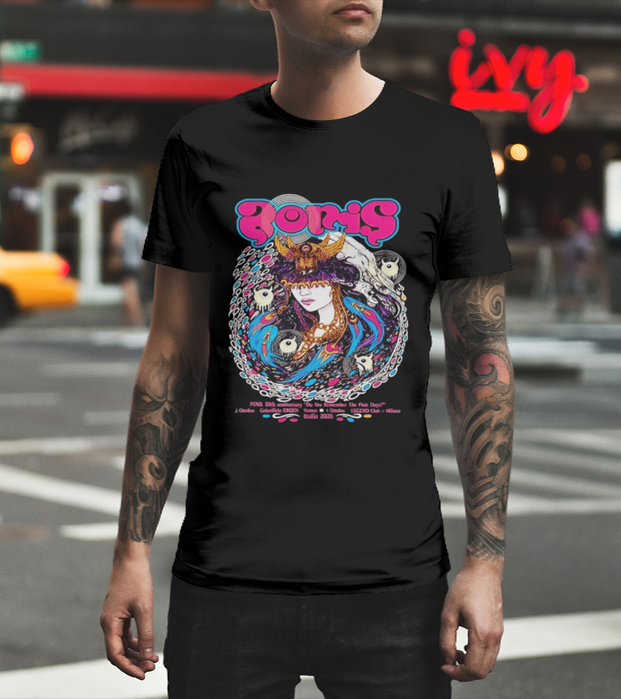 Boris Pink 20th Anniversary Do You Remember The Pink Days Tour 2026 Music Concert T-Shirt