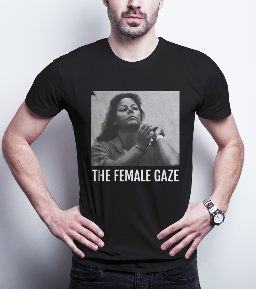 The Female Gaze Aileen Wuornos Handcuffed Monochrome T-Shirt