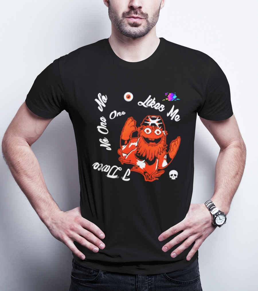 Gritty Philadelphia Flyers No One Likes Me 2026 T-Shirt