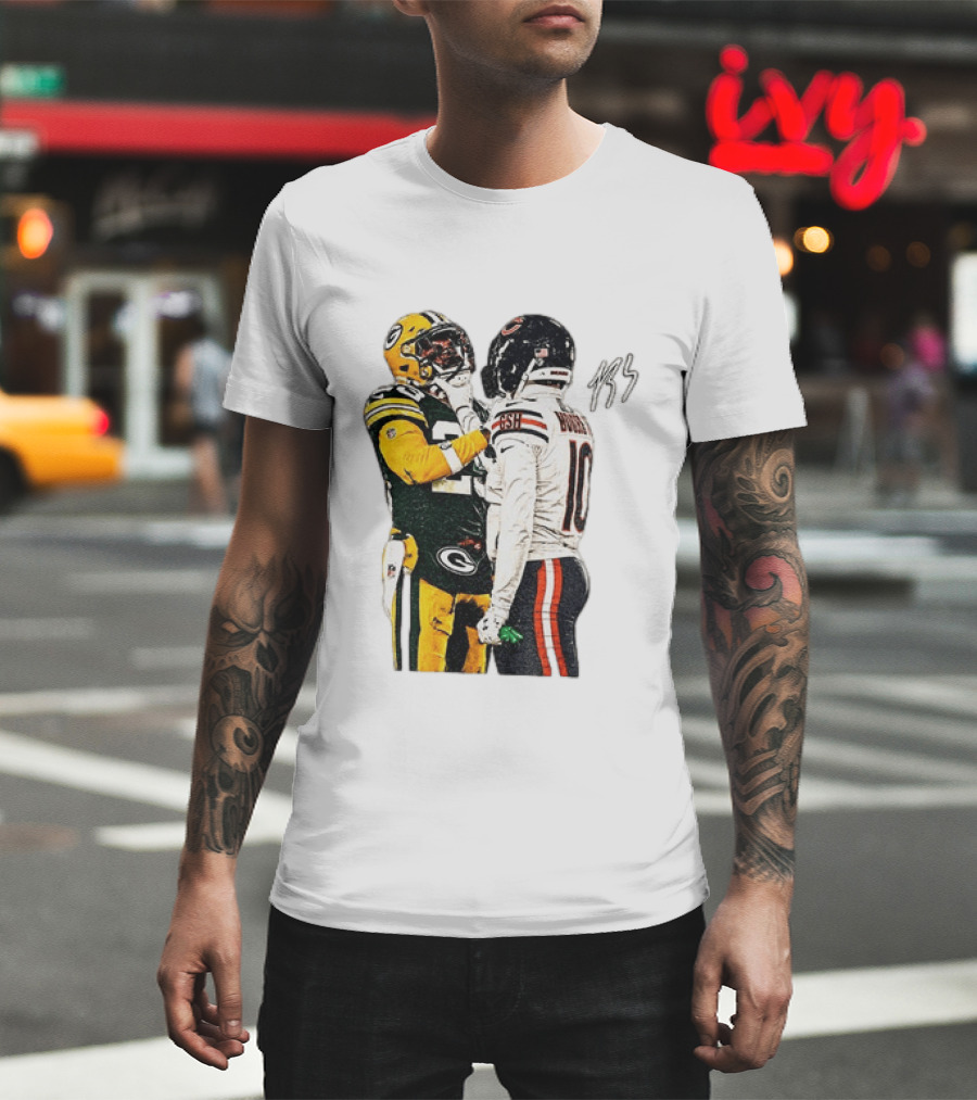 Luther Burden III Packers Bears Football Rivalry T-Shirt