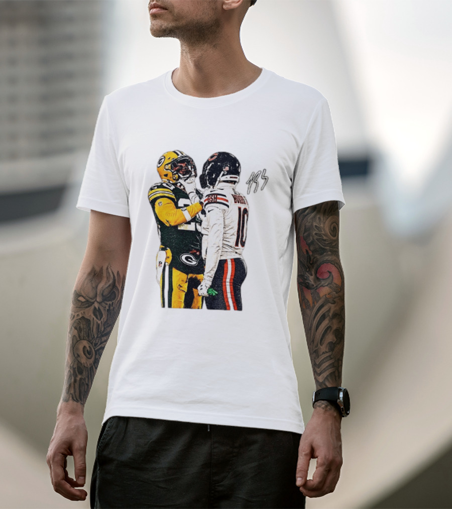 Luther Burden III Packers Bears Football Rivalry T-Shirt