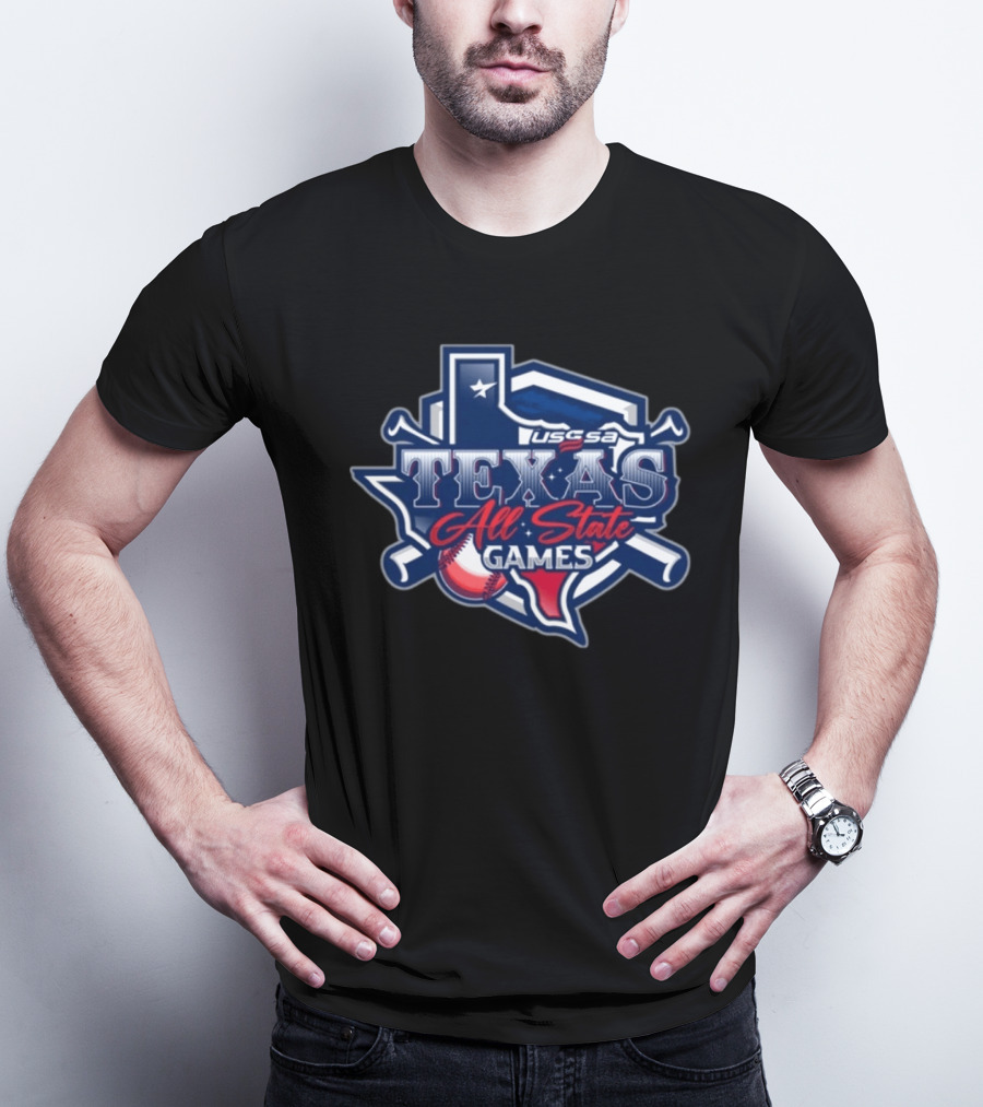 Texas All State Games USSSA Baseball Event T-Shirt