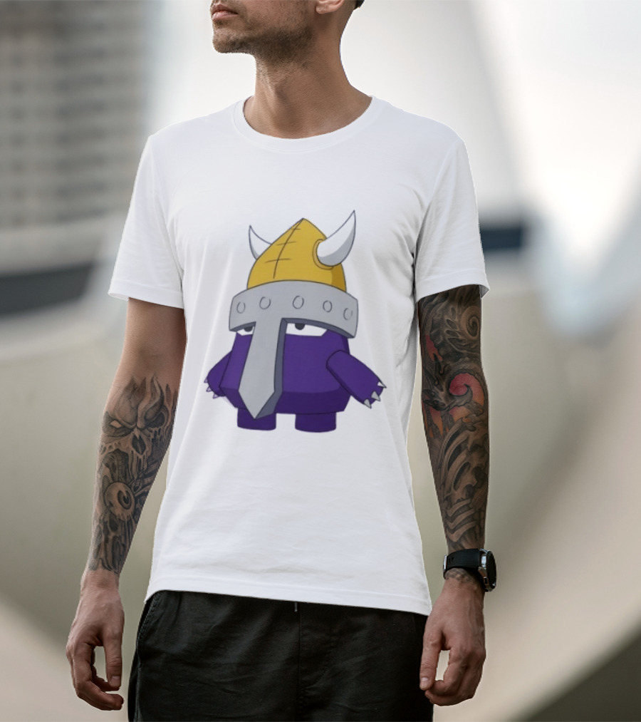Minnesota Vikings Pokemon Mashup Viking Helmet T-Shirt