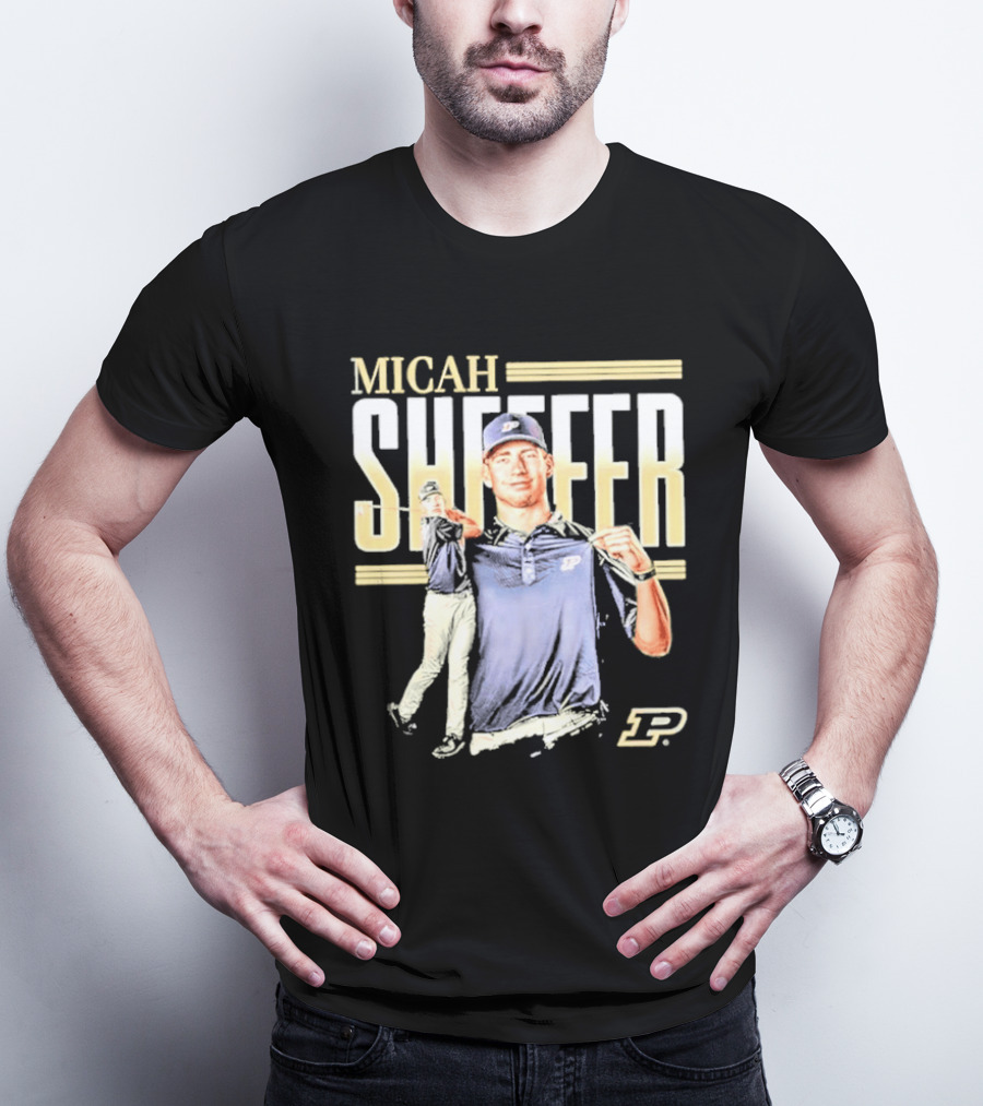 Micah Sheffer Purdue Boilermakers NCAA Men's Golf T-Shirt