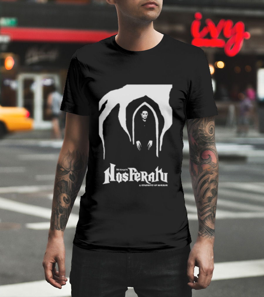 Nosferatu A Symphony Of Horror Murnau Classic Horror Film Archway T-Shirt