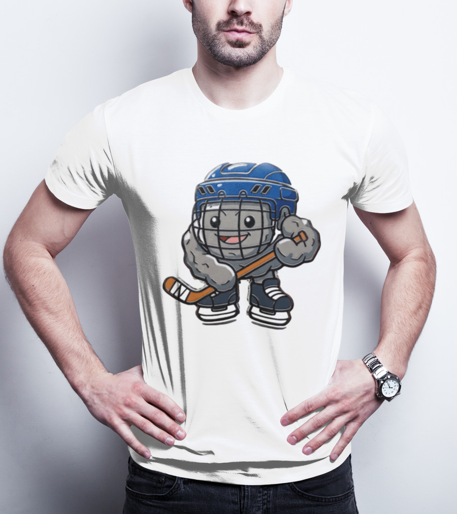 Stonjourner St Louis Blues NHL Pokemon Cartoon Hockey Player T-Shirt
