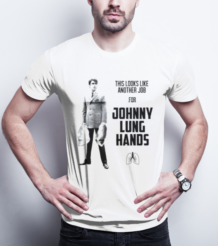 This Looks Like Another Job For Johnny Lung Hands Retro Noir T-Shirt