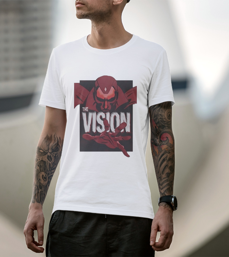 The Vision Marvel Superhero Avengers Comic T-Shirt