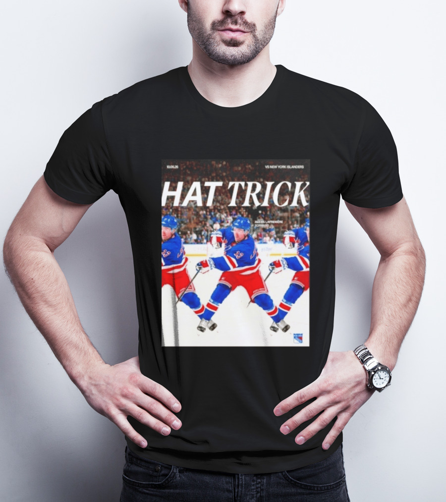 Alexis Lafrenière Hat Trick NY Rangers Vs New York Islanders 10.06.23 Forward T-Shirt
