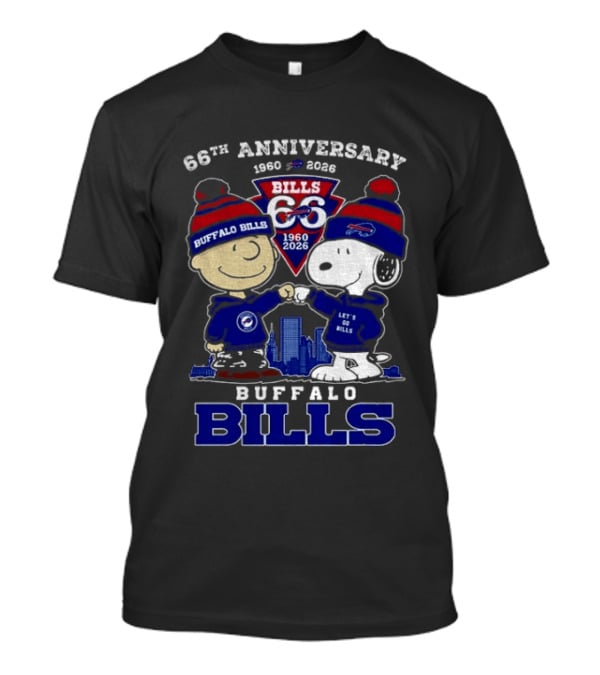 Buffalo Bills 66th Anniversary 1960 2026 Thank You For The Memories T-Shirt