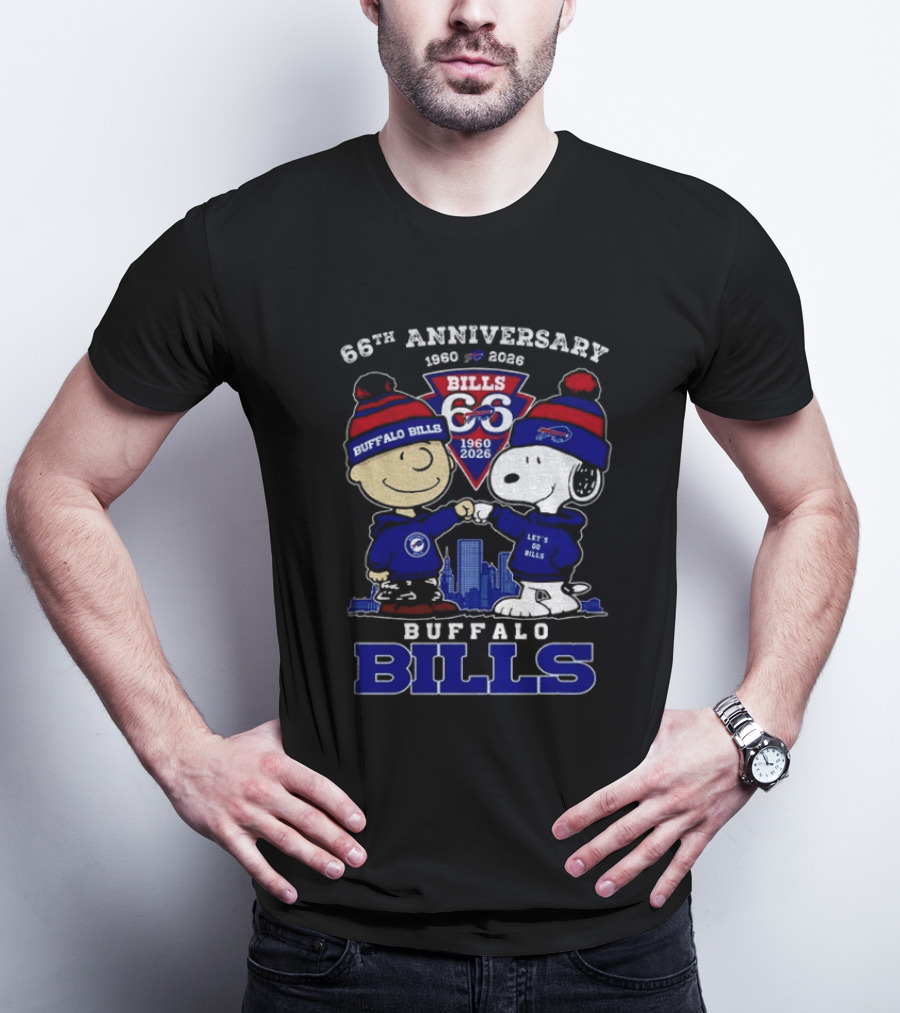 Buffalo Bills 66th Anniversary 1960 2026 Thank You For The Memories T-Shirt