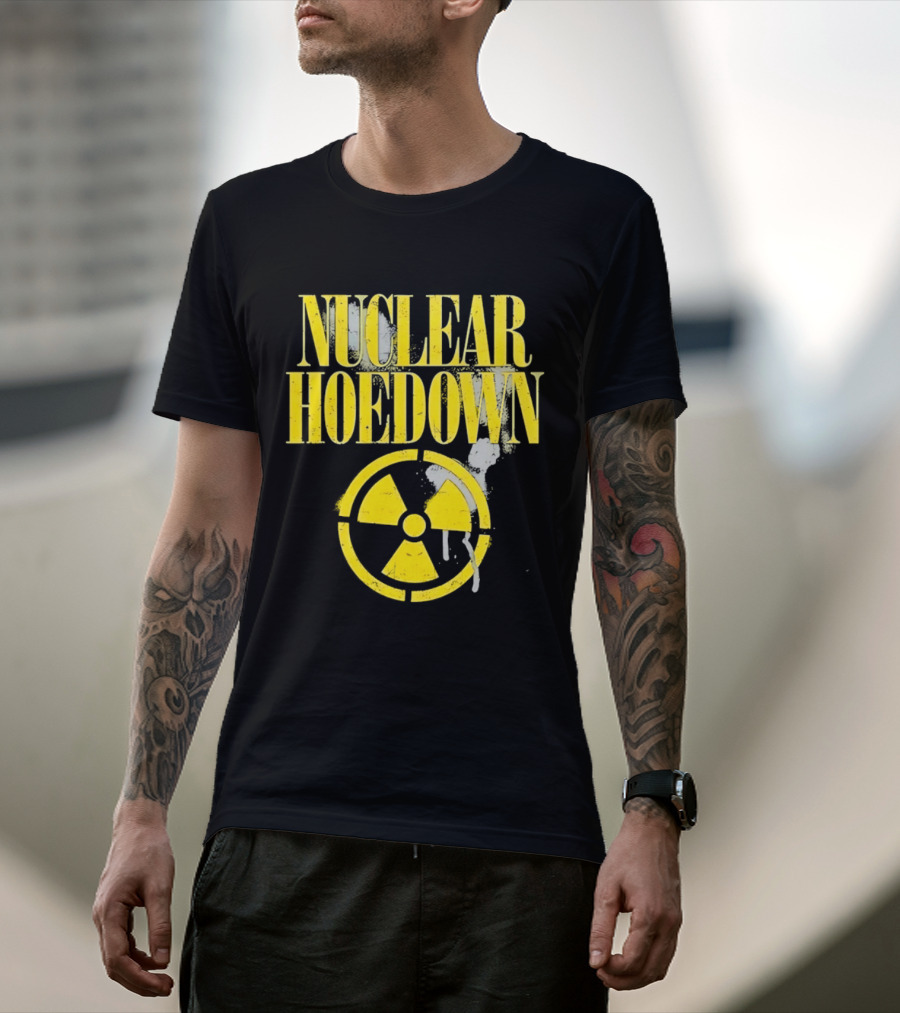 Nuclear Hoedown Distressed Radioactive T-Shirt