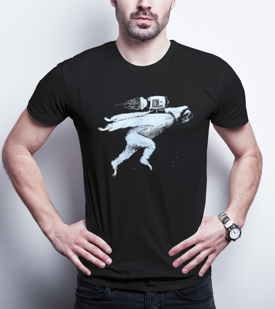 Sloth Flying With Rocket Jetpack Adventure T-Shirt