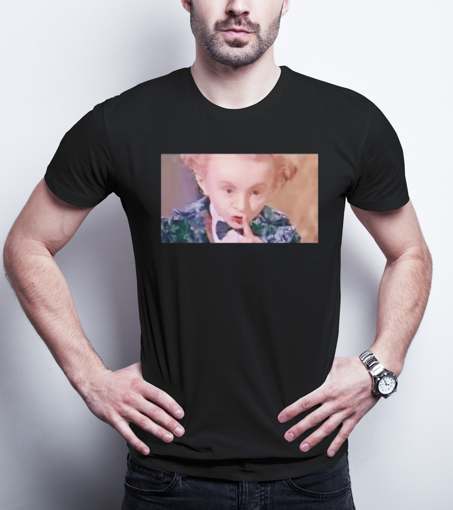 Alice In Wonderland Mad Hatter Mischievous Shh Gesture T-Shirt