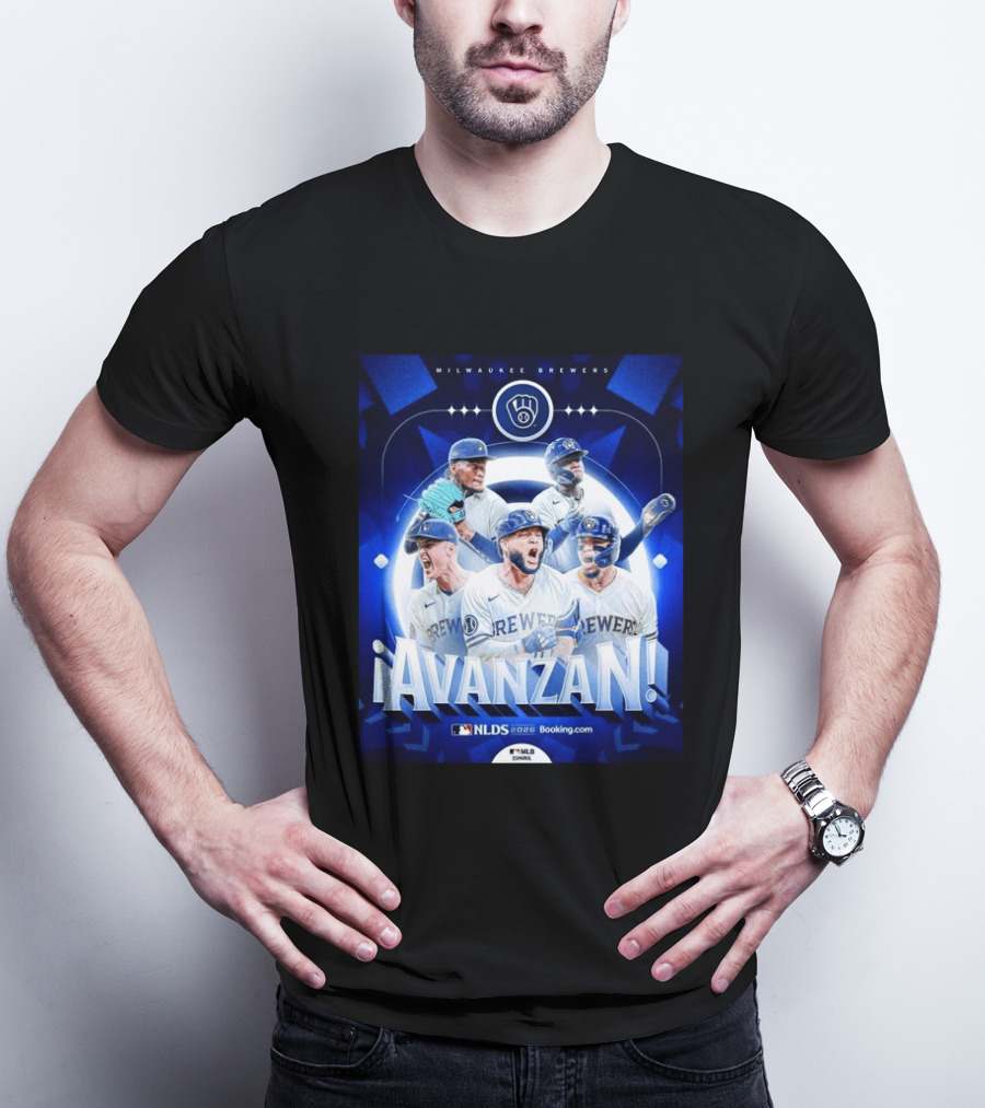 Milwaukee Brewers NLDS 2026 Avanzan MLB Playoffs Celebration T-Shirt