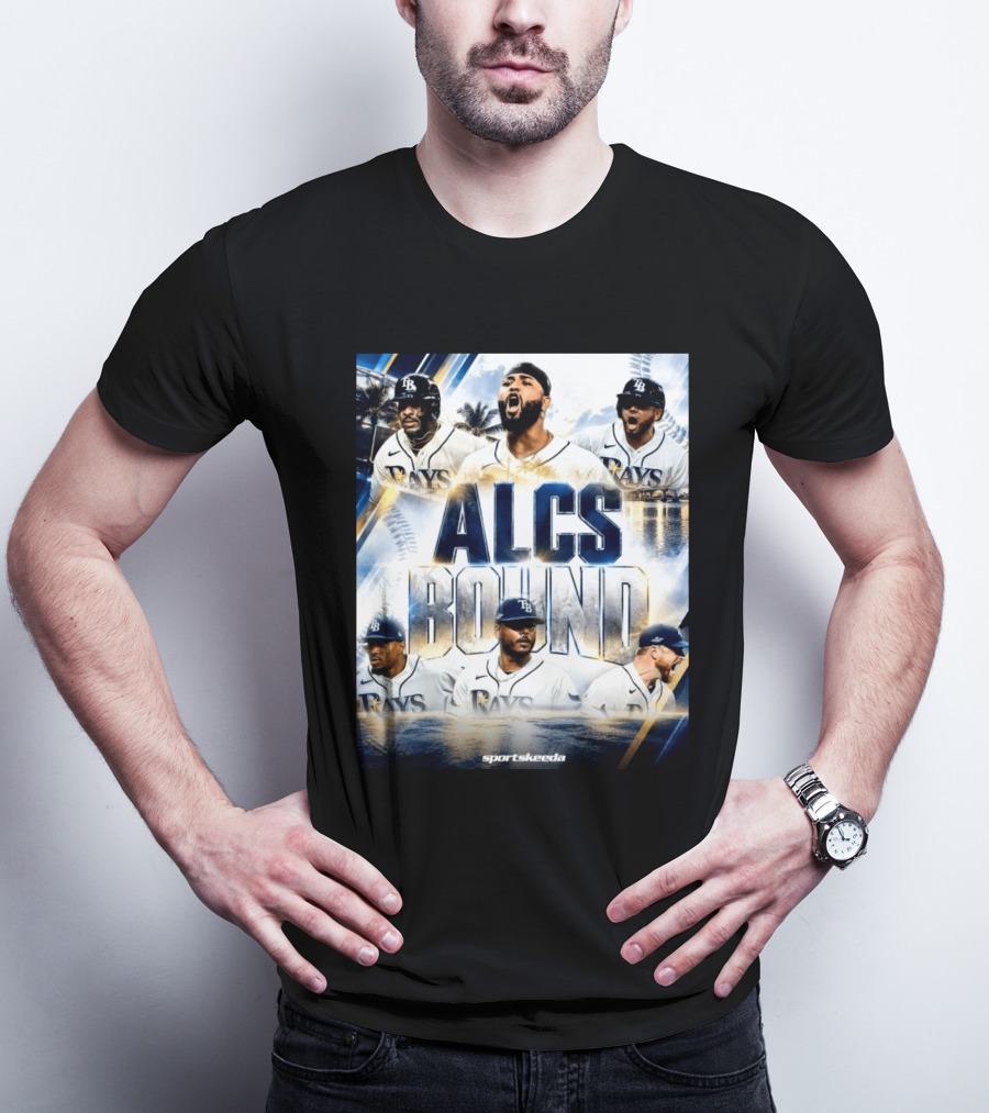 Tampa Bay Rays ALCS Bound Third Time Franchise History T-Shirt