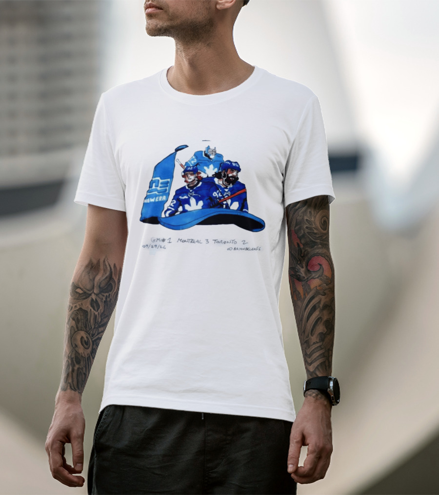 Montreal Vs Toronto Game 1 Hockey NHL New Era T-Shirt