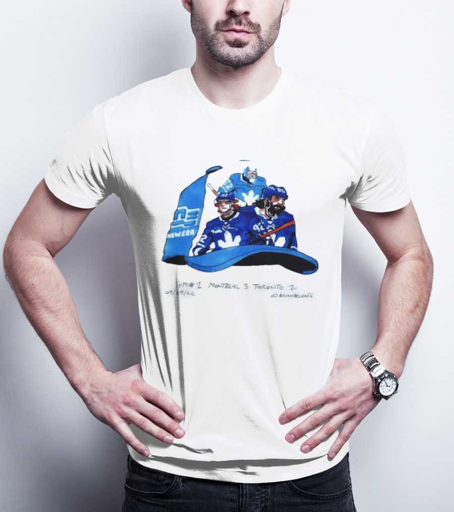 Montreal Vs Toronto Game 1 Hockey NHL New Era T-Shirt