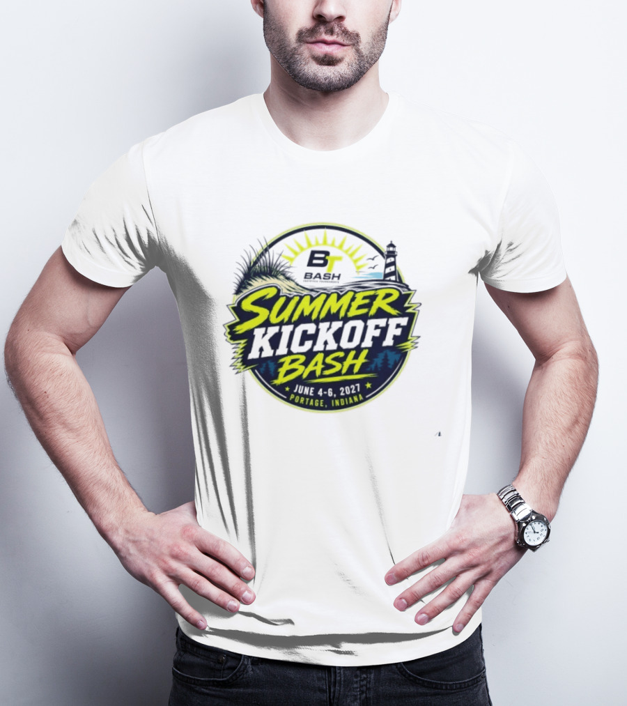 Portage Indiana Summer Kickoff Bash ET Bash Softball Event T-Shirt