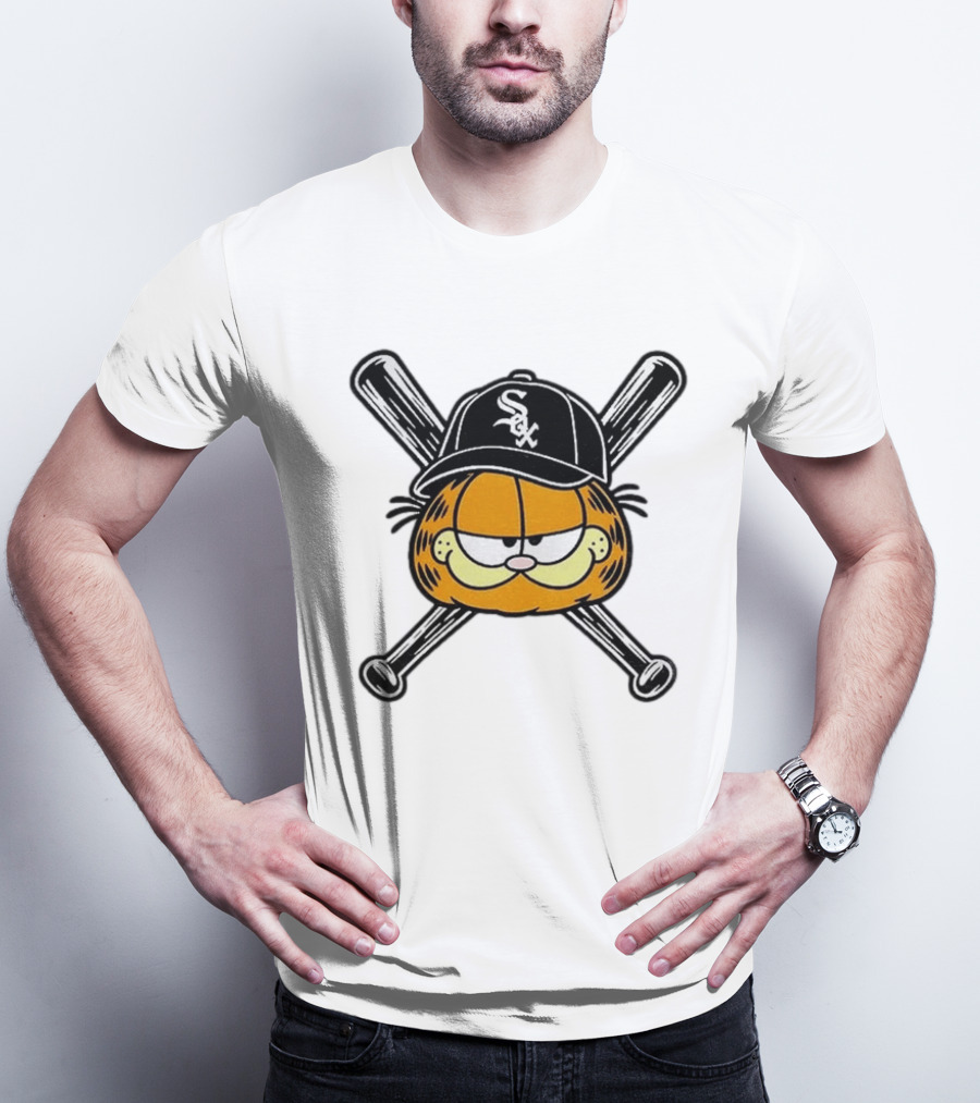 White Sox South Side Garfield Baseball T-Shirt