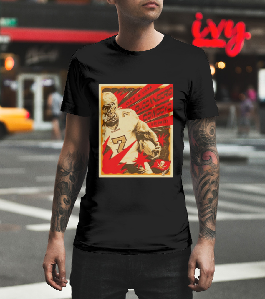 Buccaneers At Cowboys October 8 2026 8:15 PM EST T-Shirt