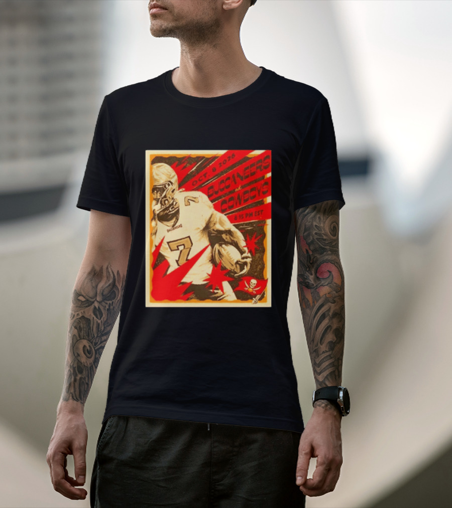 Buccaneers At Cowboys October 8 2026 8:15 PM EST T-Shirt