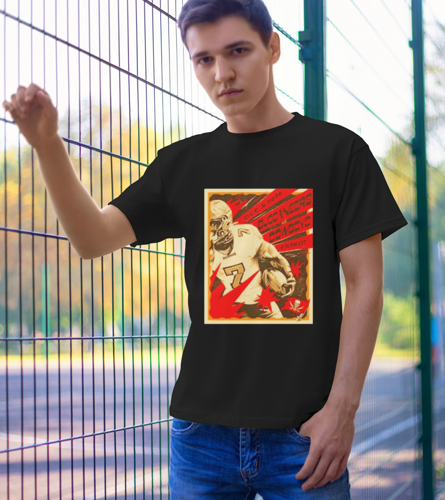 Buccaneers At Cowboys October 8 2026 8:15 PM EST T-Shirt