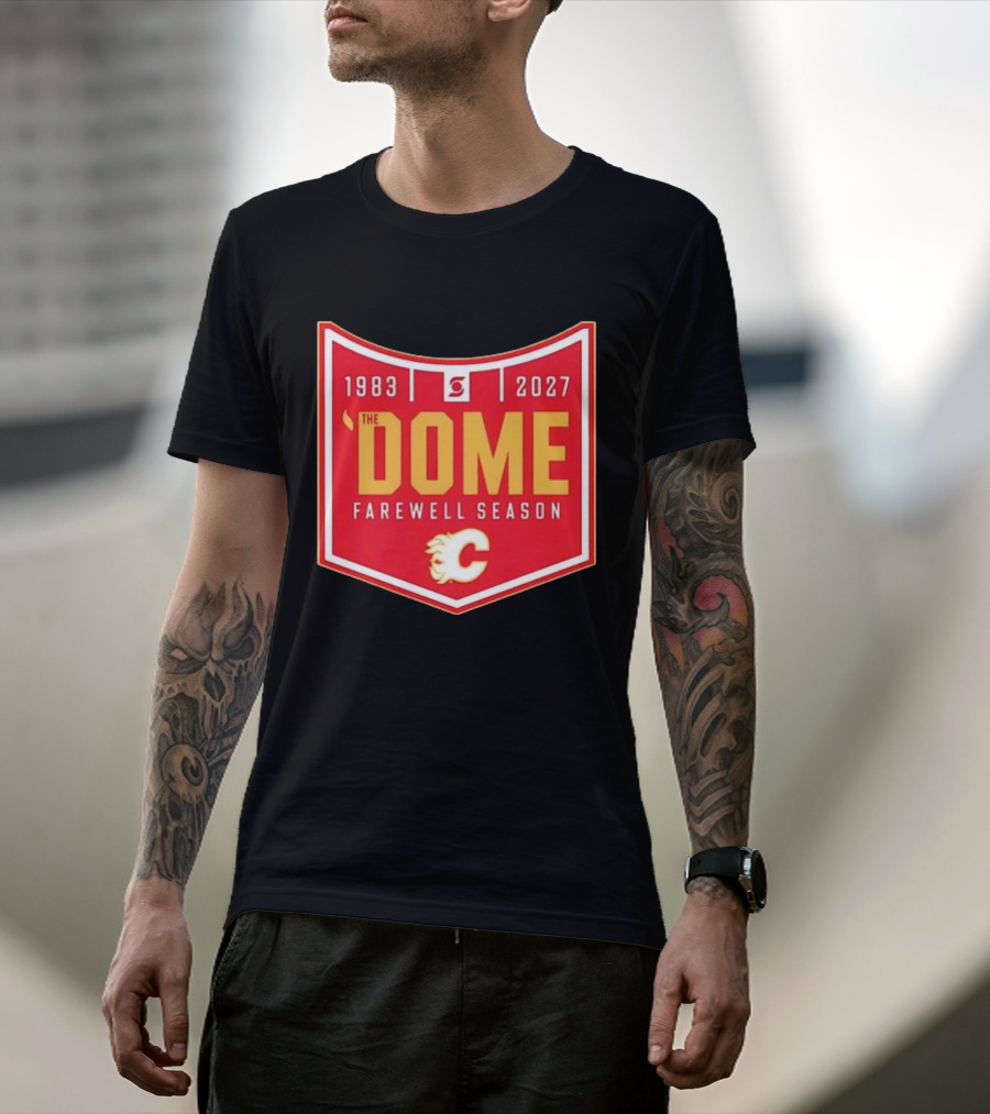 Calgary Flames The Dome Farewell Season 1983 2027 NHL Hockey T-Shirt
