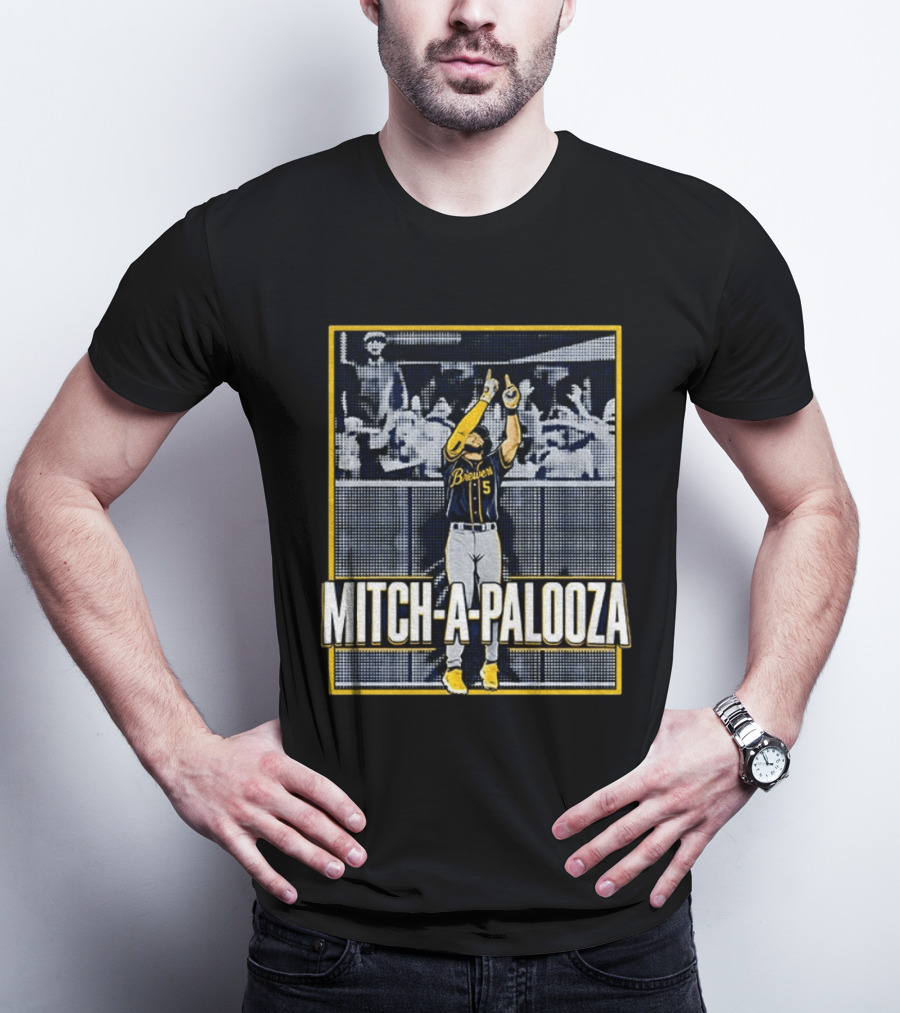 Mitch A Palooza Brewer Iconic Moment Celebration T-Shirt