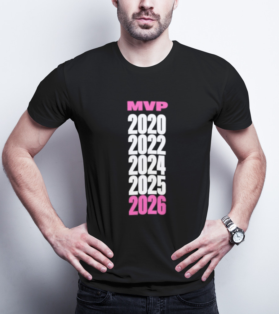 MVP 2020 2022 2024 2025 2026 Star Recognition T-Shirt