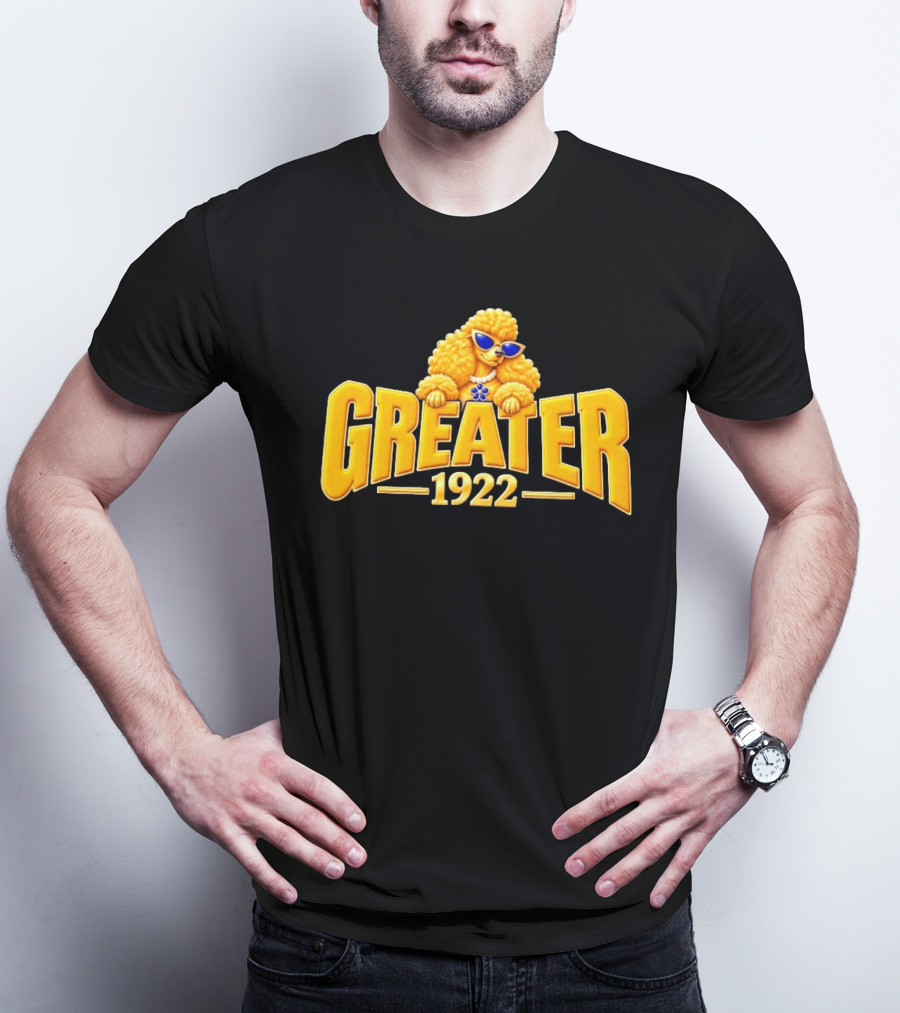 Poodle Sorority Greater 1922 Retro Sunglasses T-Shirt
