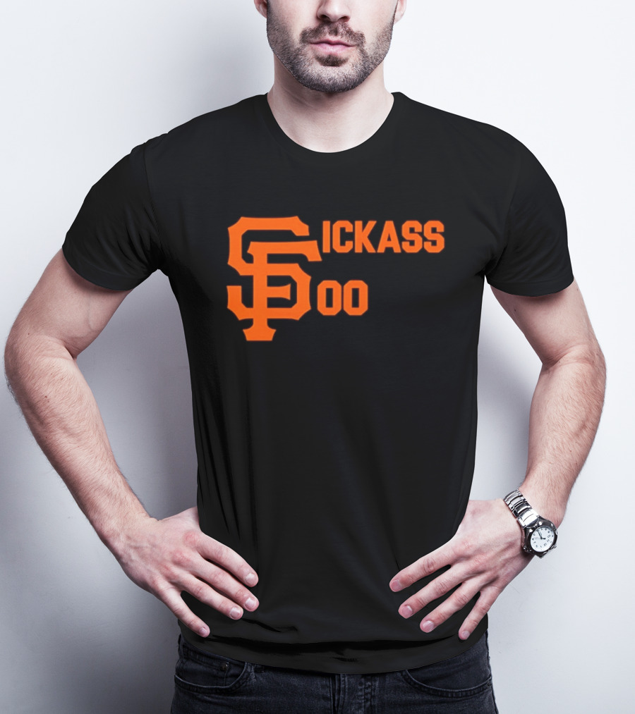 San Francisco Giants Sickass 00 MLB Baseball Team Sports Fan T-Shirt