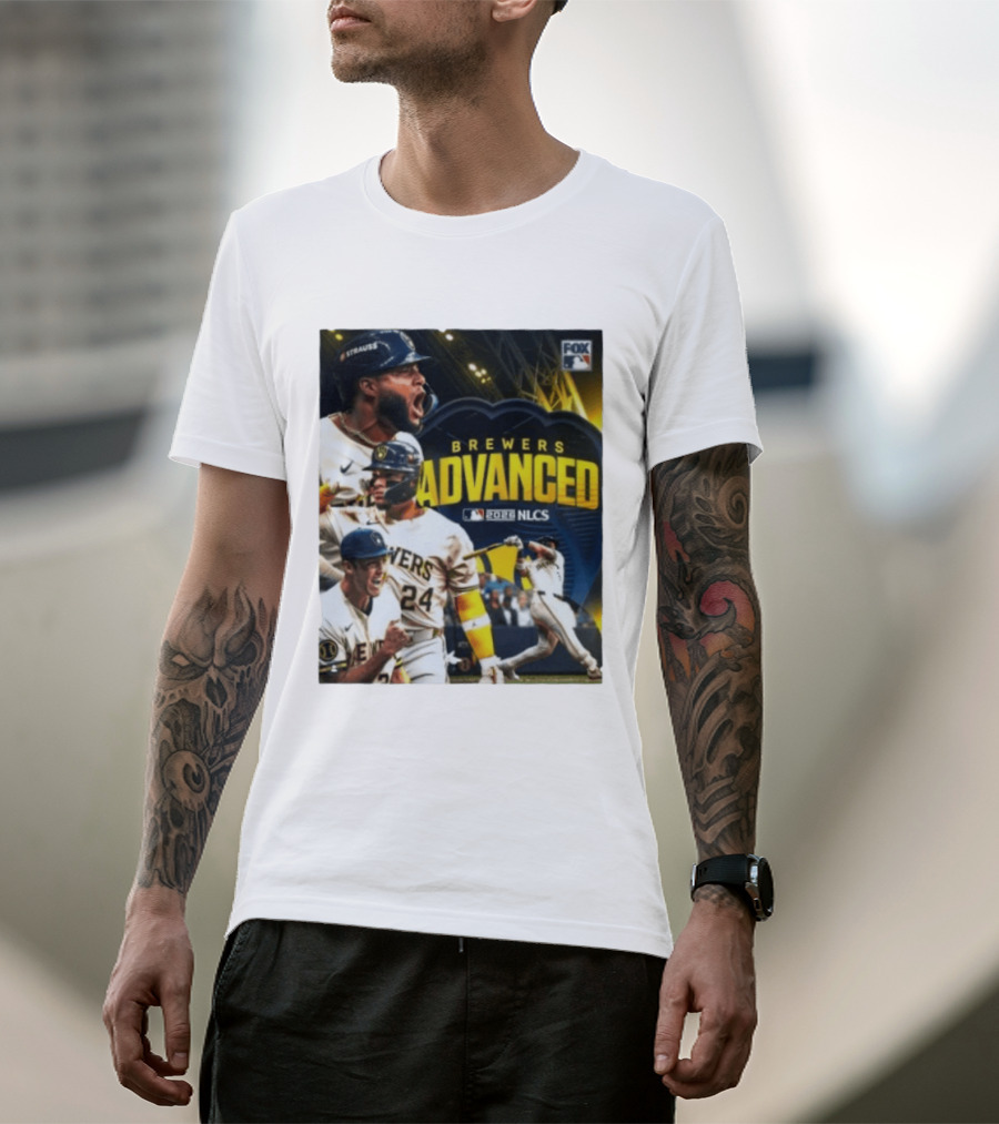 Brewers Advanced 2026 NLCS MLB Fox T-Shirt