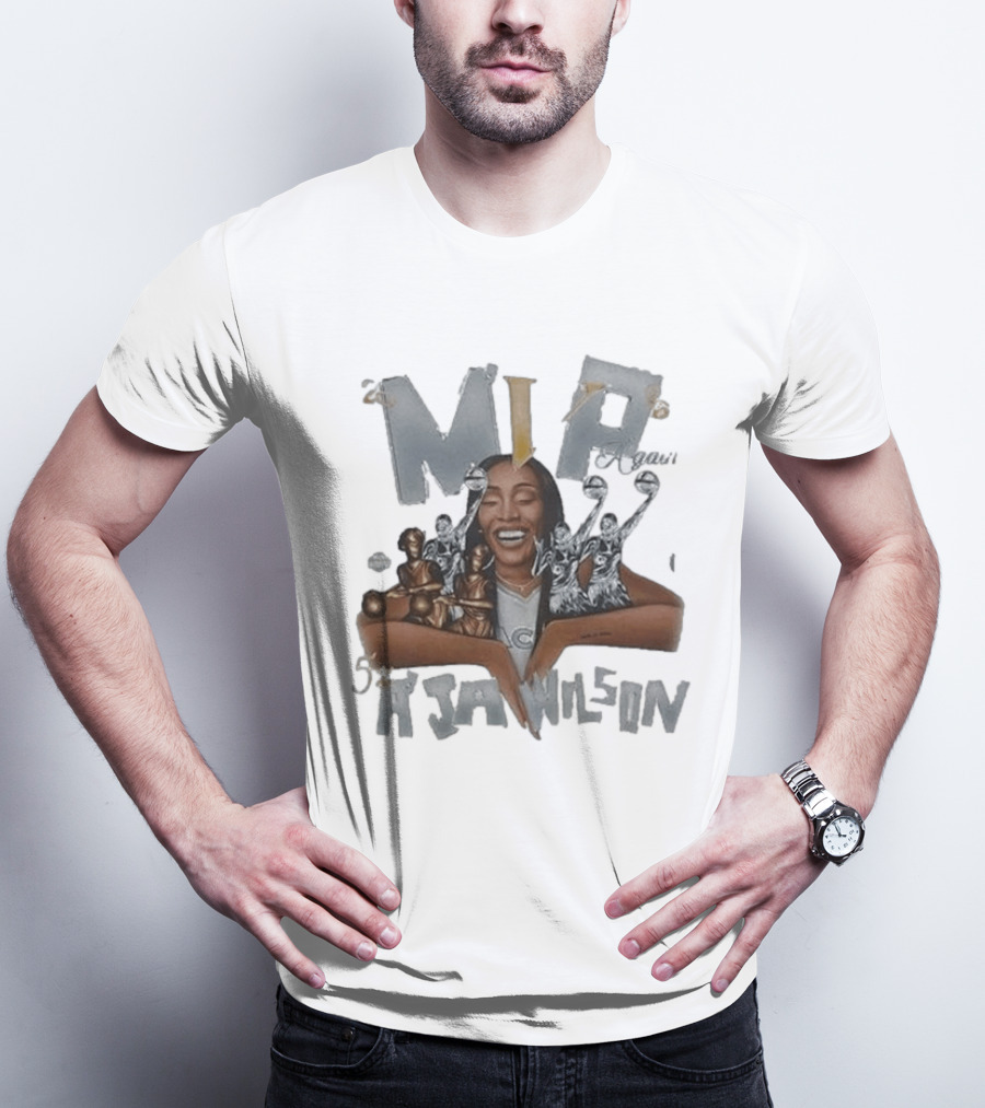 MVP A'ja Wilson Las Vegas Aces 2026 WNBA Champions Celebration T-Shirt