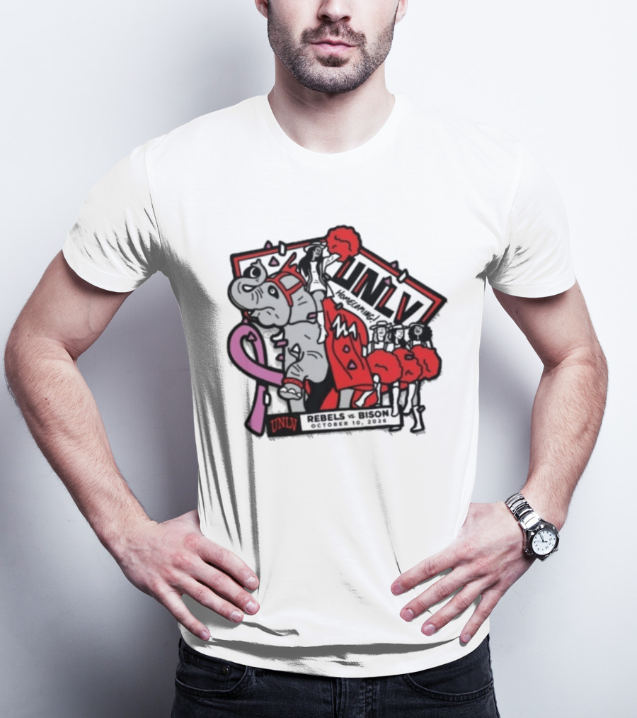 UNLV Rebels Vs Bison Homecoming October 10 2026 T-Shirt